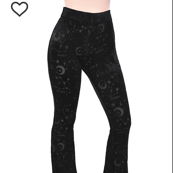 Killstar | Pants & Jumpsuits | Galaxy Bell Bottoms Flares Killstar Burning Man | Poshmark
